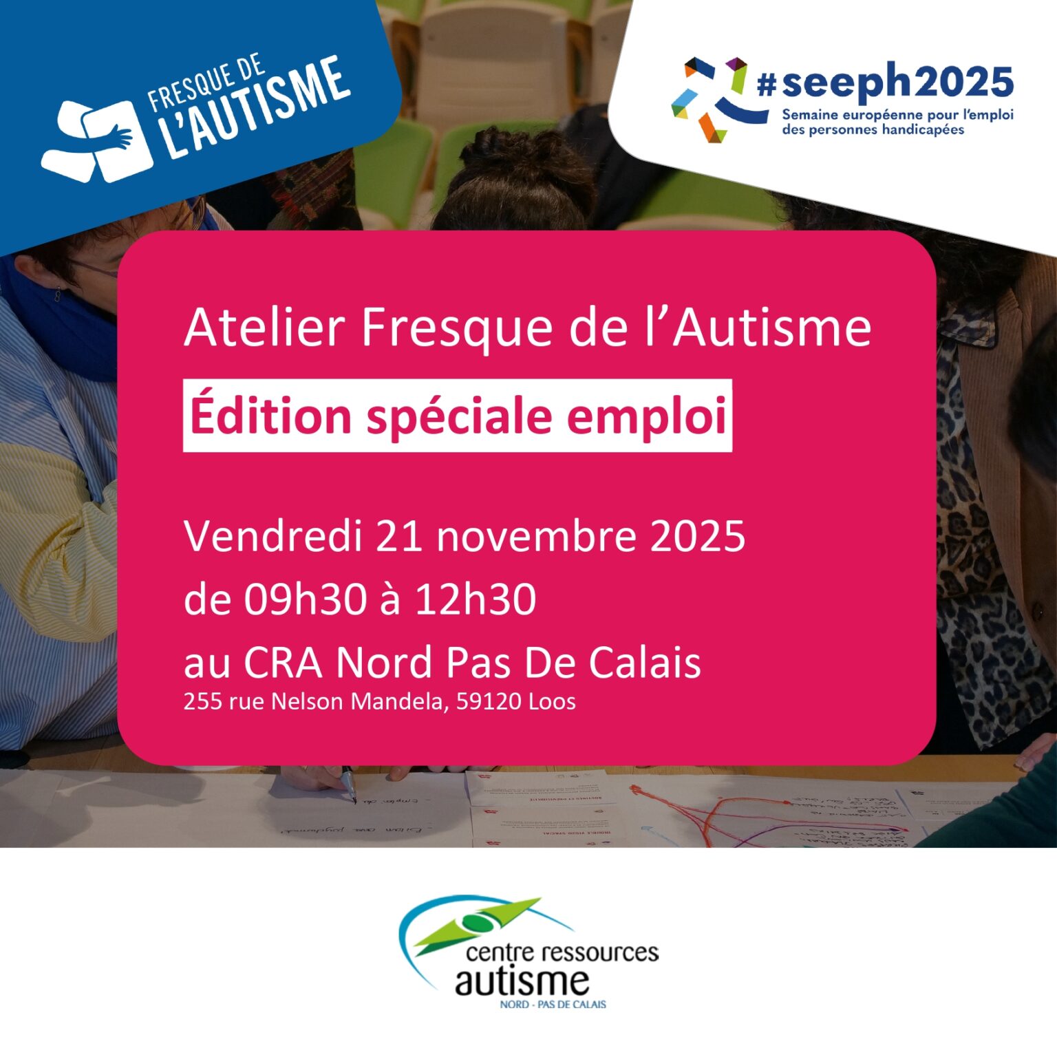 Atelier Fresque de l’Autisme : Édition spéciale emploi - Centre Ressources Autisme Nord-Pas de ...